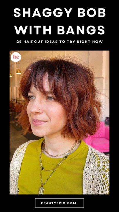 The Ultimate Cool Girl Cut 25 Shaggy Bob With Bangs For Every Vibe In 2025