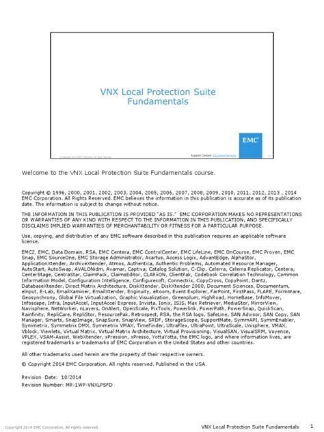Vnx Local Protection Suite Fundamentals Pdf File System Replication Computing