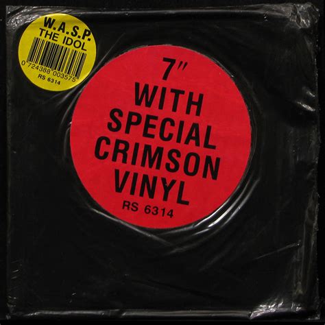 Пластинка Wasp Idol Crimson Edit Single Coloured Vinyl Bag