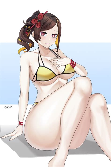 Chiori Genshin Impact Drawn By Azuran Danbooru