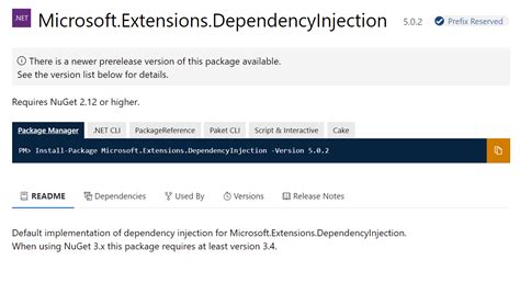 embedded markdown readme for nuget packages · issue 59630 · dotnet