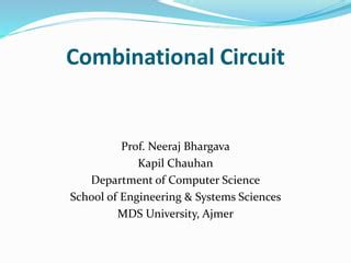 Combinational Circuit PPT