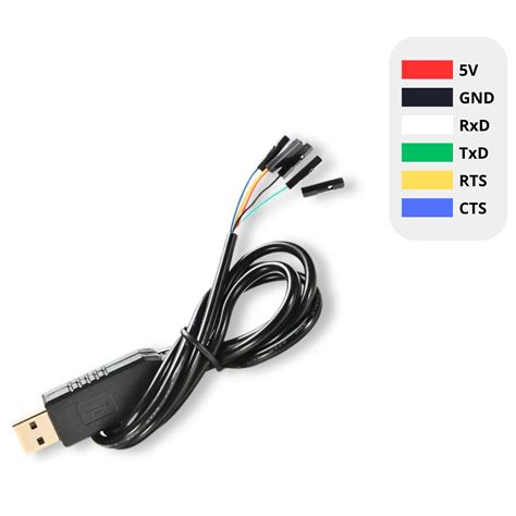 Mikrobot Konwerter USB UART moduł RS232 TTL FT232RL FTDI kabel 1m do programowania