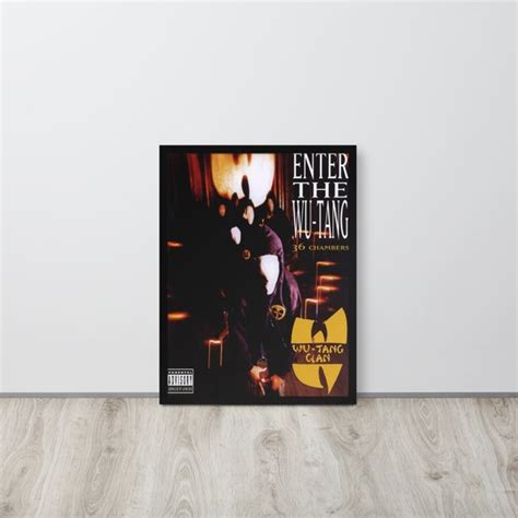 Wu Tang Clan Enter The 36 Chambers Poster 18 X 24 No Frame Etsy