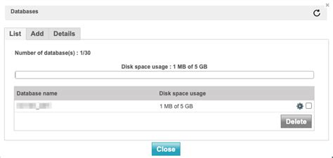 Manage My Databases And Users Netim Support