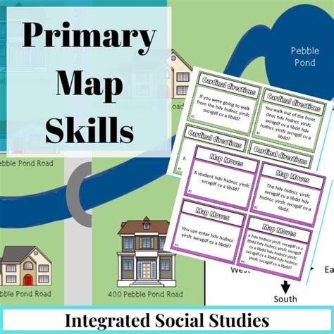 Elementary Map Skills Activities Map Reading For Grades 1 2 Tpt