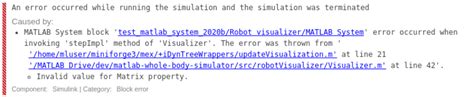 Simulation Crashes When The Robot ICub Or RRbot Is In A Particular Position Issue Ami