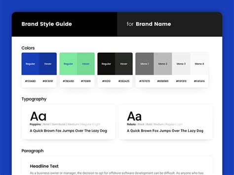 Sample Brand Style Guide Sketch Freebie Download Free Resource For Sketch Sketch App Sources