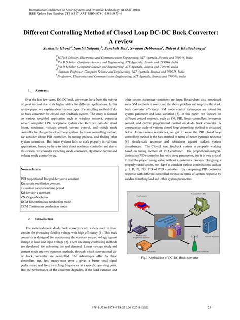 pdf different controlling method of closed loop dc dc buck converter