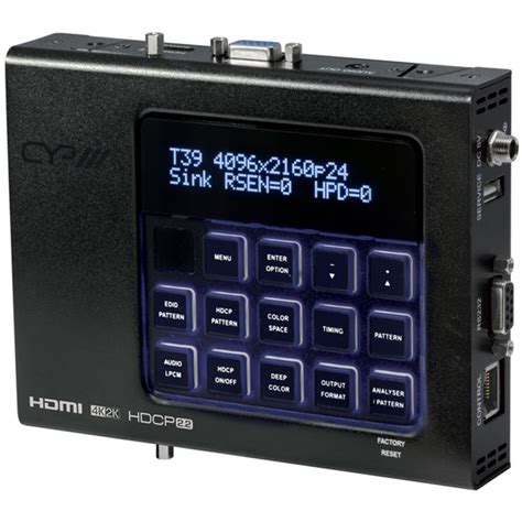 RCB Logic CYP XA Advanced HDMI Pattern Generator Analyser K HDCP HDMI