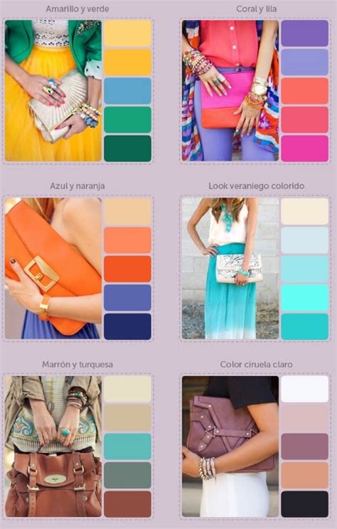 Combinaciones De Colores Para Outfits ¡ficha Estas Ideas Como Combinar Colores Ropa