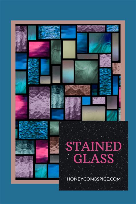 Stained Glass Honeycomb And Spice