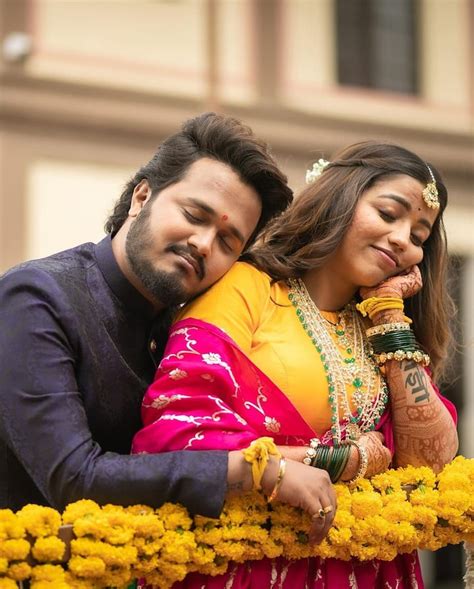 Rohit Raut And Juilee Joglekar First Makar Sankrant Celebration Photo