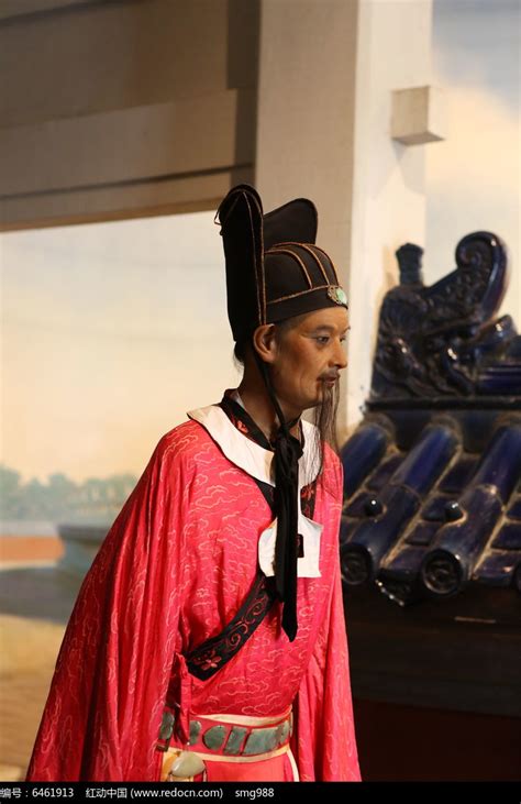 十三陵明代人物蜡像戴冠文官高清图片下载红动中国