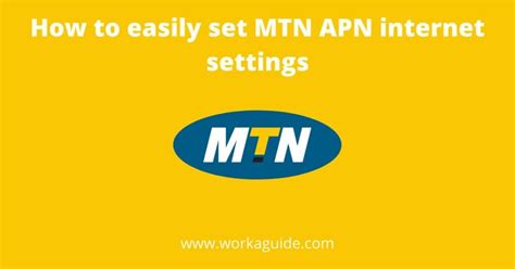 Quick Guide How To Set Up MTN Internet Settings In Uganda Flash Uganda Media