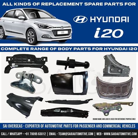 Hyundai I20 Spare Parts Genuine Oem Aftermarket Replacement Creta