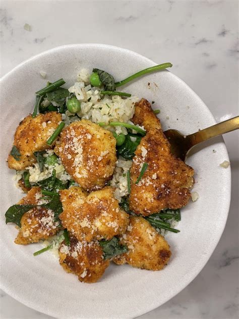 Chicken Nugget Bowl Katie Austin Hearty Meals Stuffed Peppers