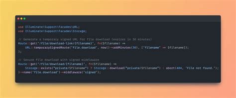‏laravel Websecurity Signedroutes Php Webdevelopment Backend Authentication