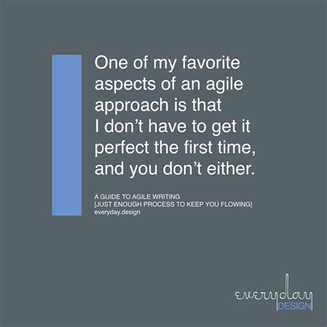 A Guide To Agile Writing Everyday Design