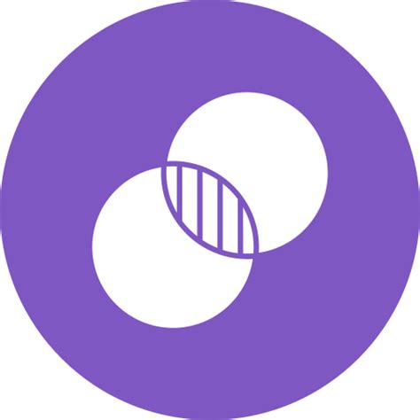 Intersect Generic Color Fill Icon