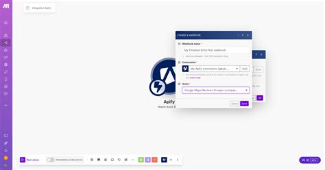 make integration platform apify documentation
