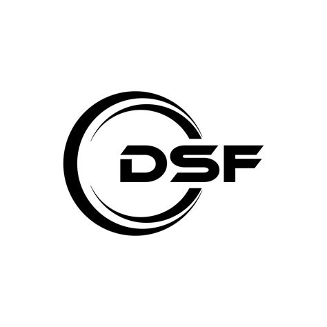Dsf Letter Logo Design In Illustration Vector Logo Calligraphy