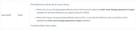 Active Directory Pwdlastset Update The Value To Force User To