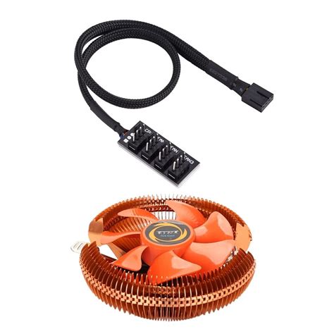 1 Pcs Pc Cpu Cooler Cooling Fan Heatsink And 1 Pcs P Vicedeal