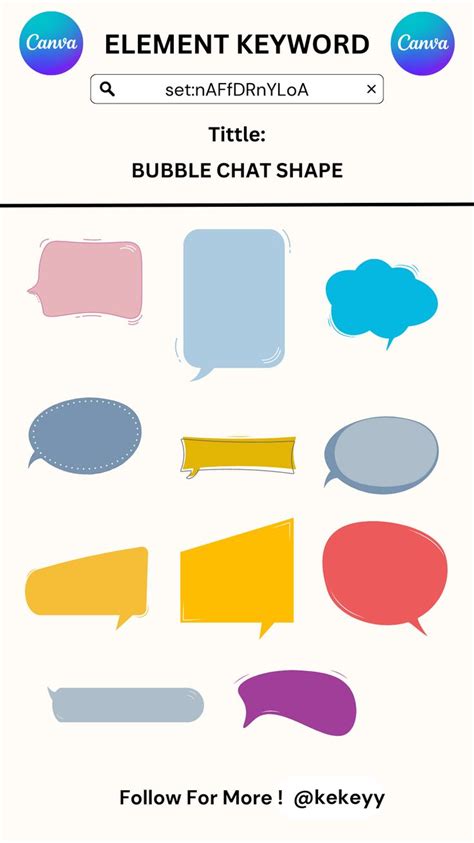 A Bunch Of Different Speech Bubbles With The Words Bubble Chat Shape
