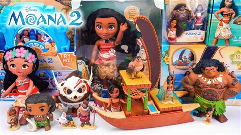 Unboxing Awesome Disney Moana Toys Collection Moanas Adventure Canoe