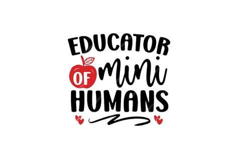 Premium Vector Educator Of Mini Humans