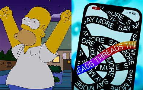 The Simpsons Fan Theory That Homer Predicted Threads Logo Debunked