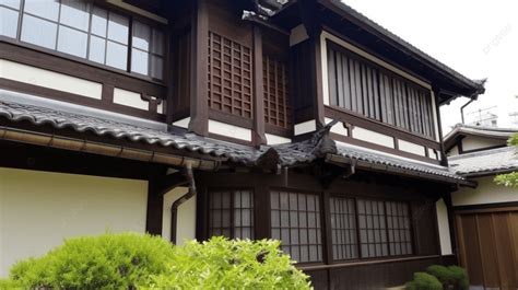 정교한 일본식 주택의 외관 주택 외벽 페인팅 작업 예상 이미지 건물 재산 배경 일러스트 및 사진 무료 다운로드 Pngtree