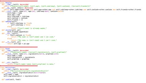 In Python Object Oriented Programming This Is The Chegg