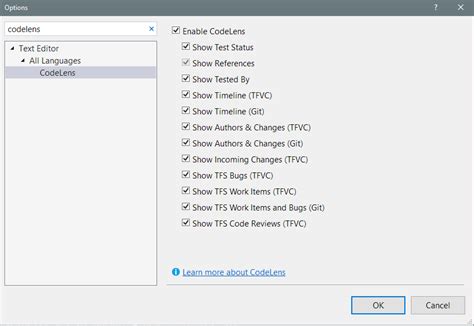 Visual Studio 2015 Codelens Github Support Stack Overflow
