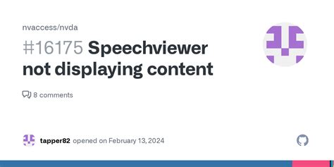 Speechviewer Not Displaying Content Issue 16175 Nvaccess Nvda GitHub
