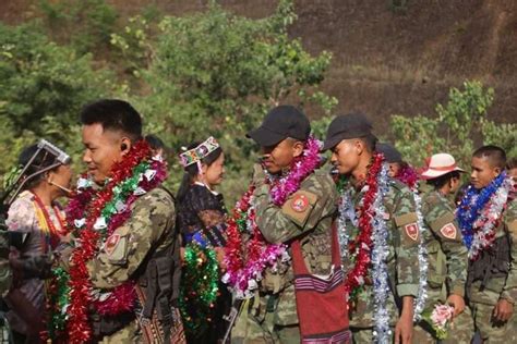 မတူပီမြို့သို့ ပြန်လာသည့် ကျင်ဒွေးစစ်ဆင်ရေးတွင် ပါဝင်ခဲ့သည့် ချင်းပြည်ကာကွယ်ရေးတပ်ဖွဲ့ မတူပီ