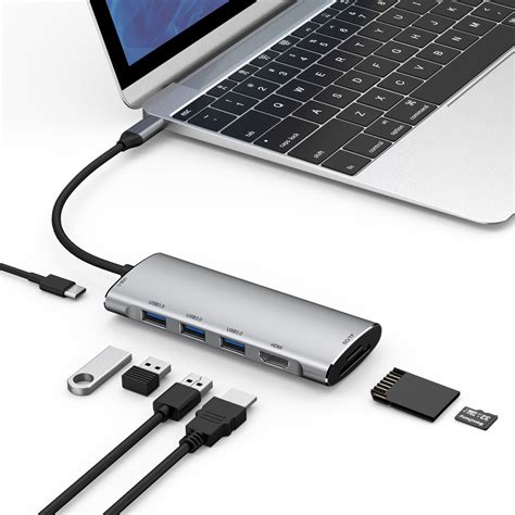Usb Hub Sd Tf Card Adapter Port Porn Hub Usb Type C Hub For