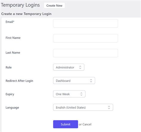 How To Create Temporary Login For Wordpress