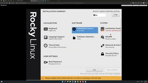 how to install rocky linux 8 youtube