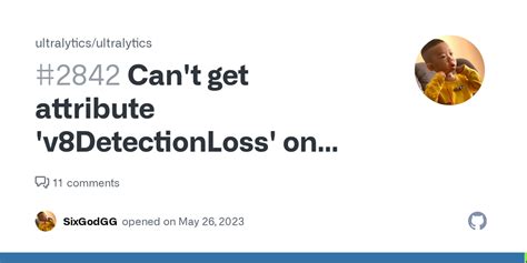 Cant Get Attribute V8detectionloss On