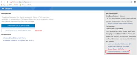 Tech Kiranangal Vcenter 67 Web Client Unable To Upload Files On