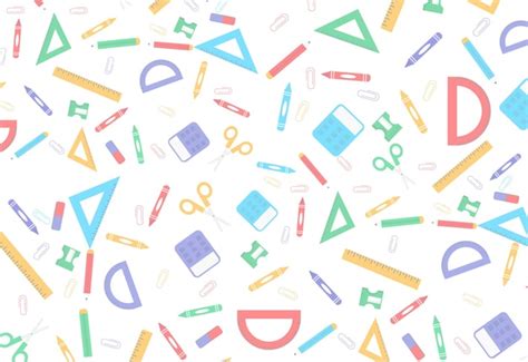 Premium Vector School Background