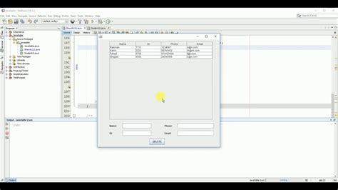 Java Gui 05 Delete Data From Sqlite Database Youtube