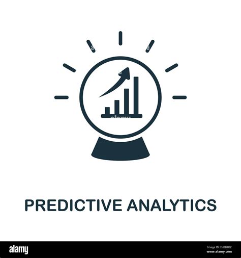 Predictive Analytics Icon Monochrome Sign From Customer Relationship Collection Creative