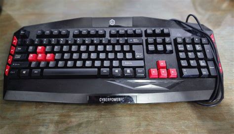 Cyberpower Pc Usb Wired Red Led Multimedia Gaming Keyboard 44 Off