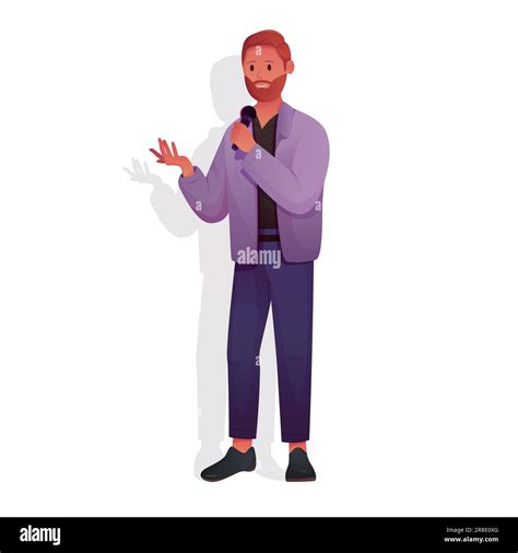 Comedy Performance Live Stand Up Show With Talent Comedian Speaking