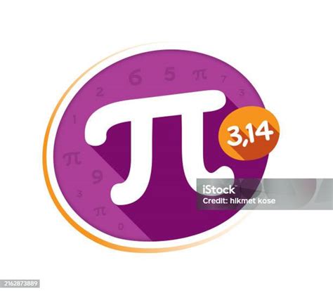 Simbol Pi Di Dalam Elips Simbol Pi Dan Konsep Bilangan Pi Ilustrasi Stok Unduh Gambar Sekarang