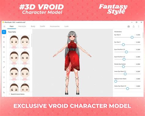 3d Vroid Character 3d Vroid 3d Model Commission Vtuber Model