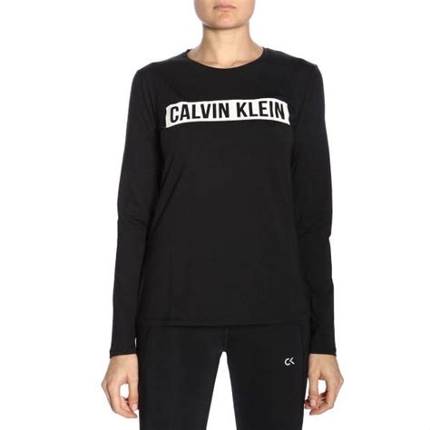 Calvin Klein Performance Outlet T Shirt Women Black T Shirt Calvin Klein Performance